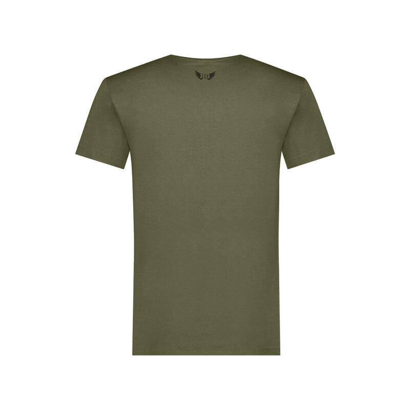 T-shirt Moksha Zen - Col en V à la hanche, doux et confortable - Vert ...
