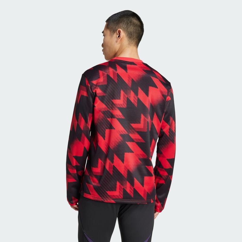 Haut chaud pré-match Manchester United 25/26 ADIDAS | Decathlon