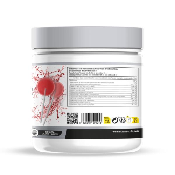 ClonaMaster (Kreatin és Master Amino) - MM Supplements Lollipop 300g ...