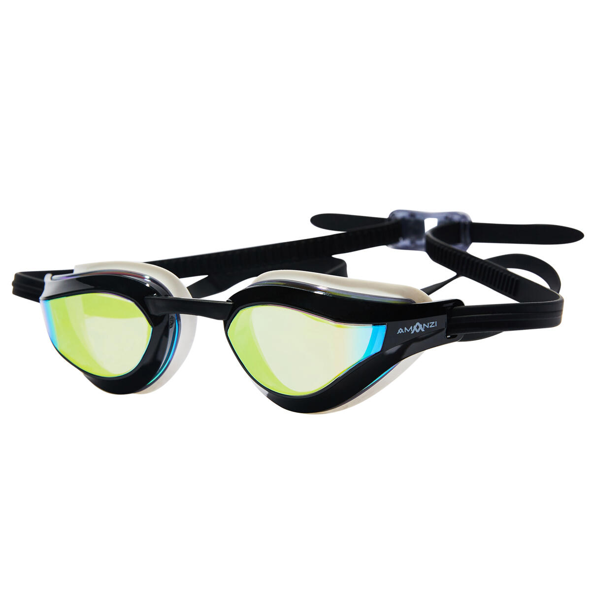 Amanzi Dominate Sunset Mirror Goggles - Black/ White AMANZI | Decathlon