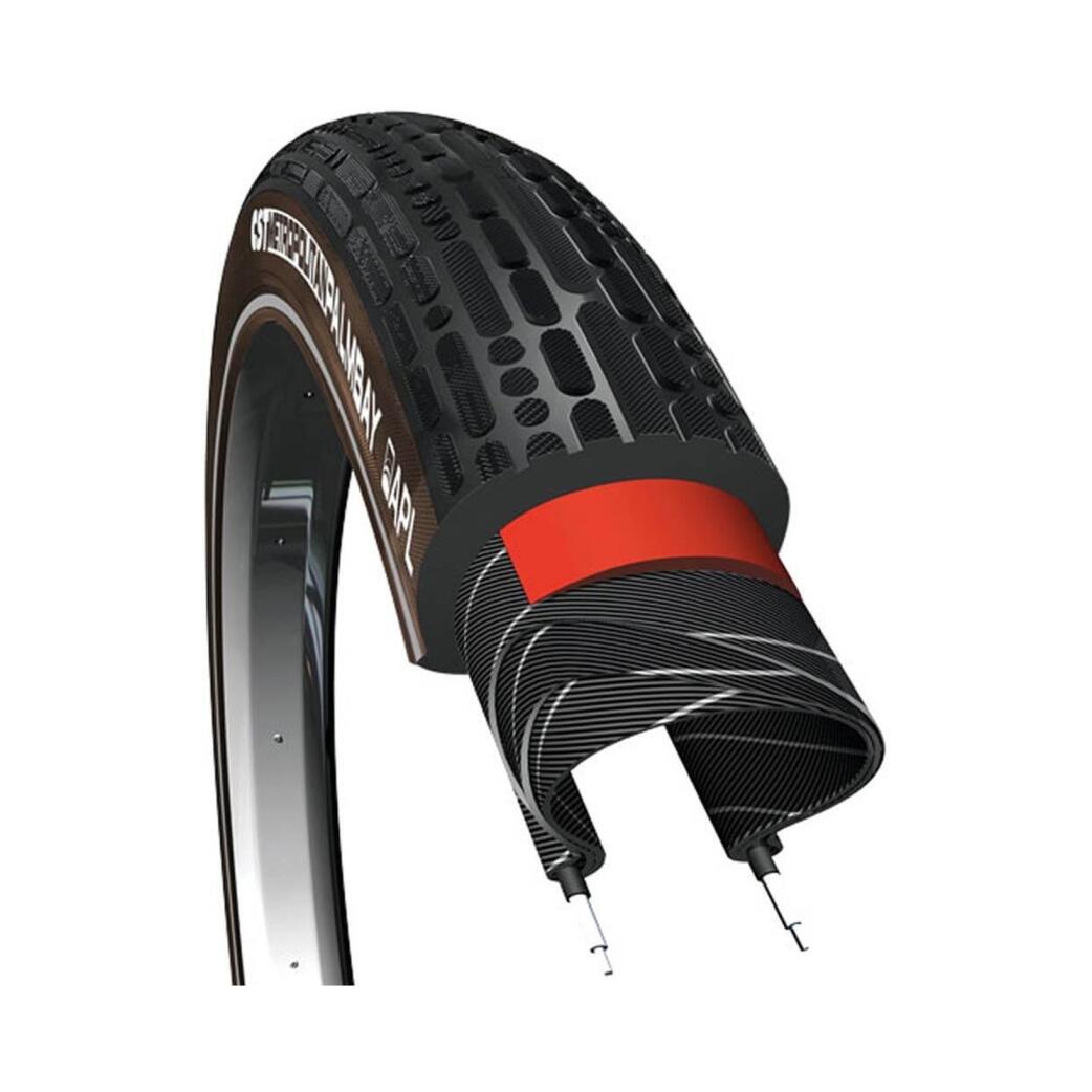 CST Palmbay Buitenband 28x2,00 zwart-bruin voor stadsfietsen CST ...