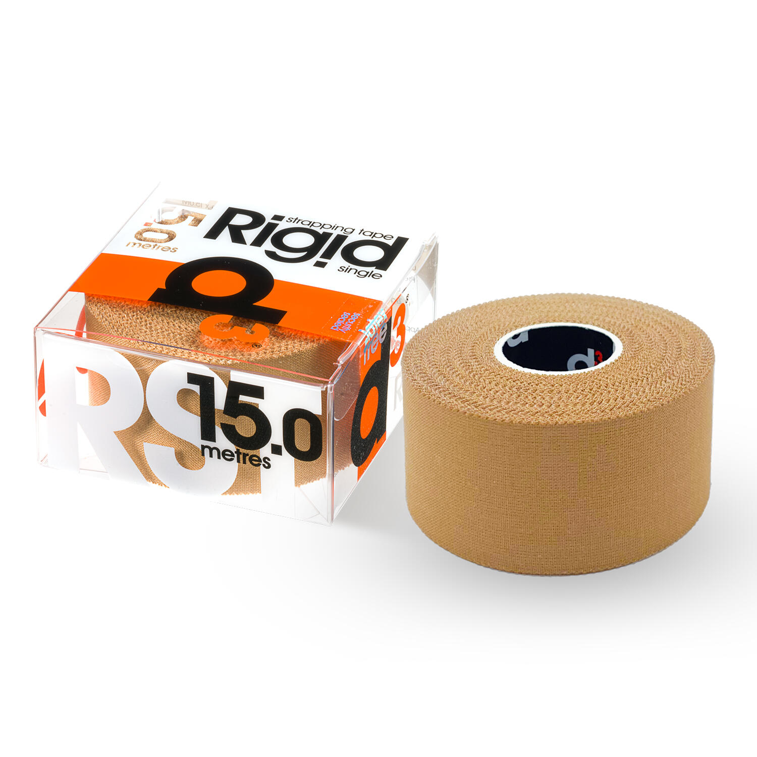 Rigid Strapping Tape Rayon Tan Zinc Oxide 38mm x 15m - 1 Roll | Decathlon