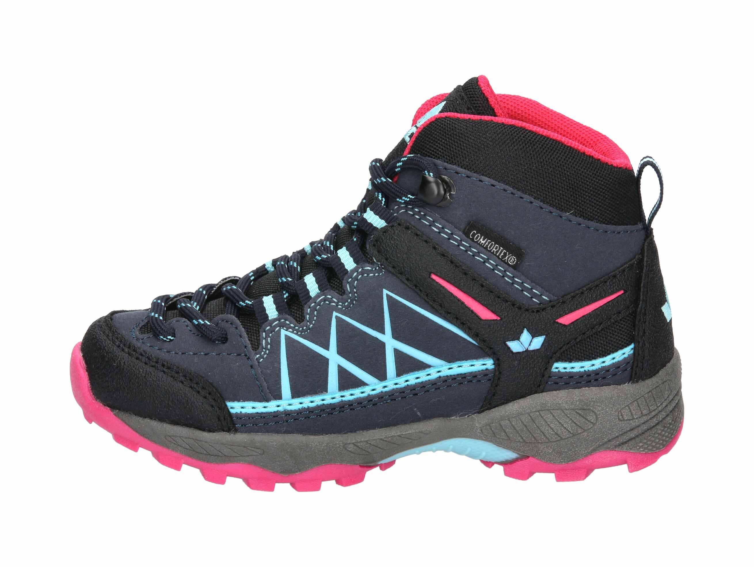 LICO Griffin High Waterproof Walking Shoe, Blue, Synthetic, Lace-up ...