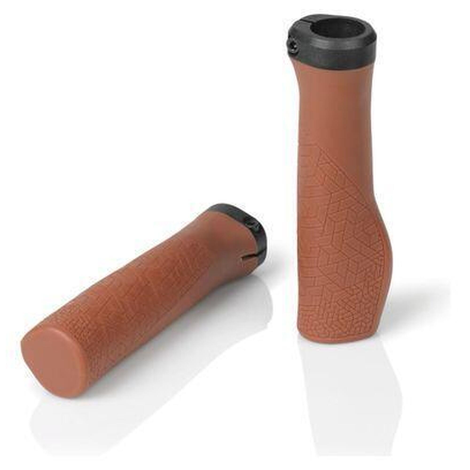 Paire de Grips XLC GR-G27 ErgoSport 138 mm Marron XLC | Decathlon