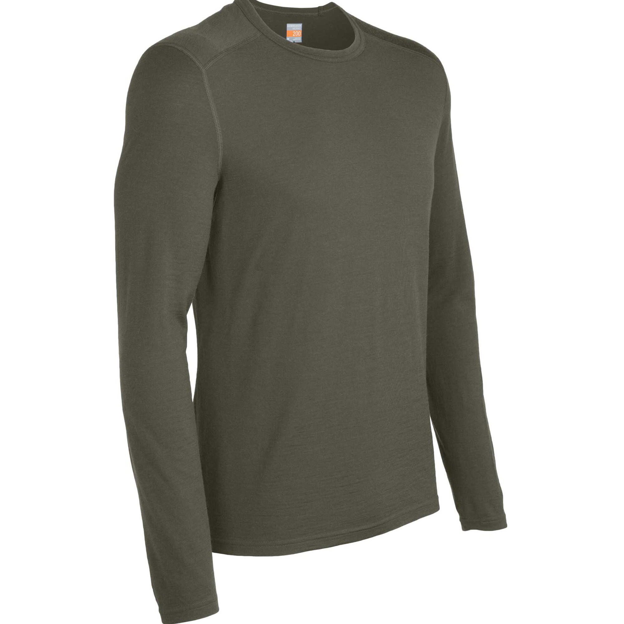 Men's Icebreaker Merino 200 Oasis Long Sleeve Crew Neck Base Layer ...