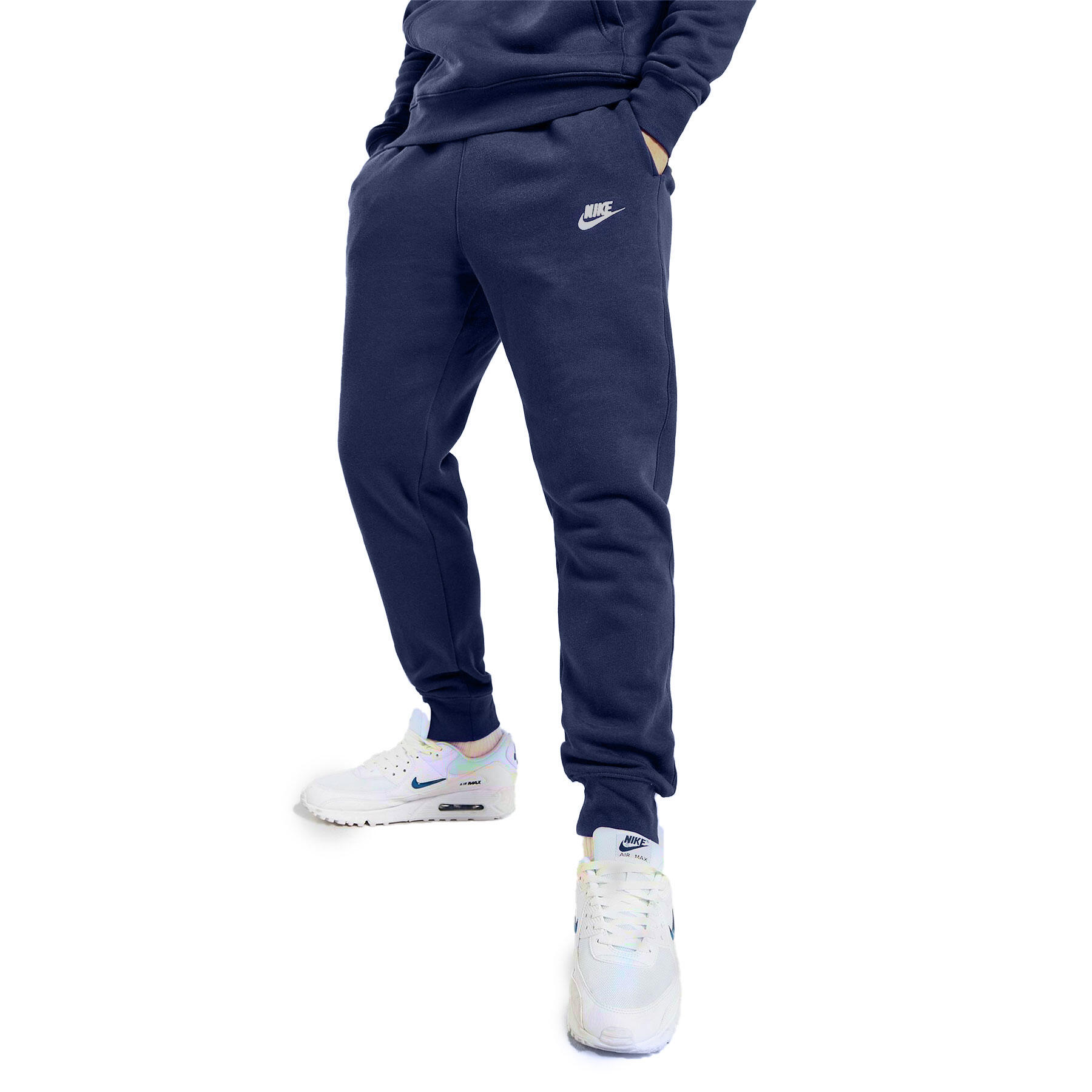 Nike Mens Tracksuits BV2654 Club Tracksuit Set Pullover Hoodie Fleece ...
