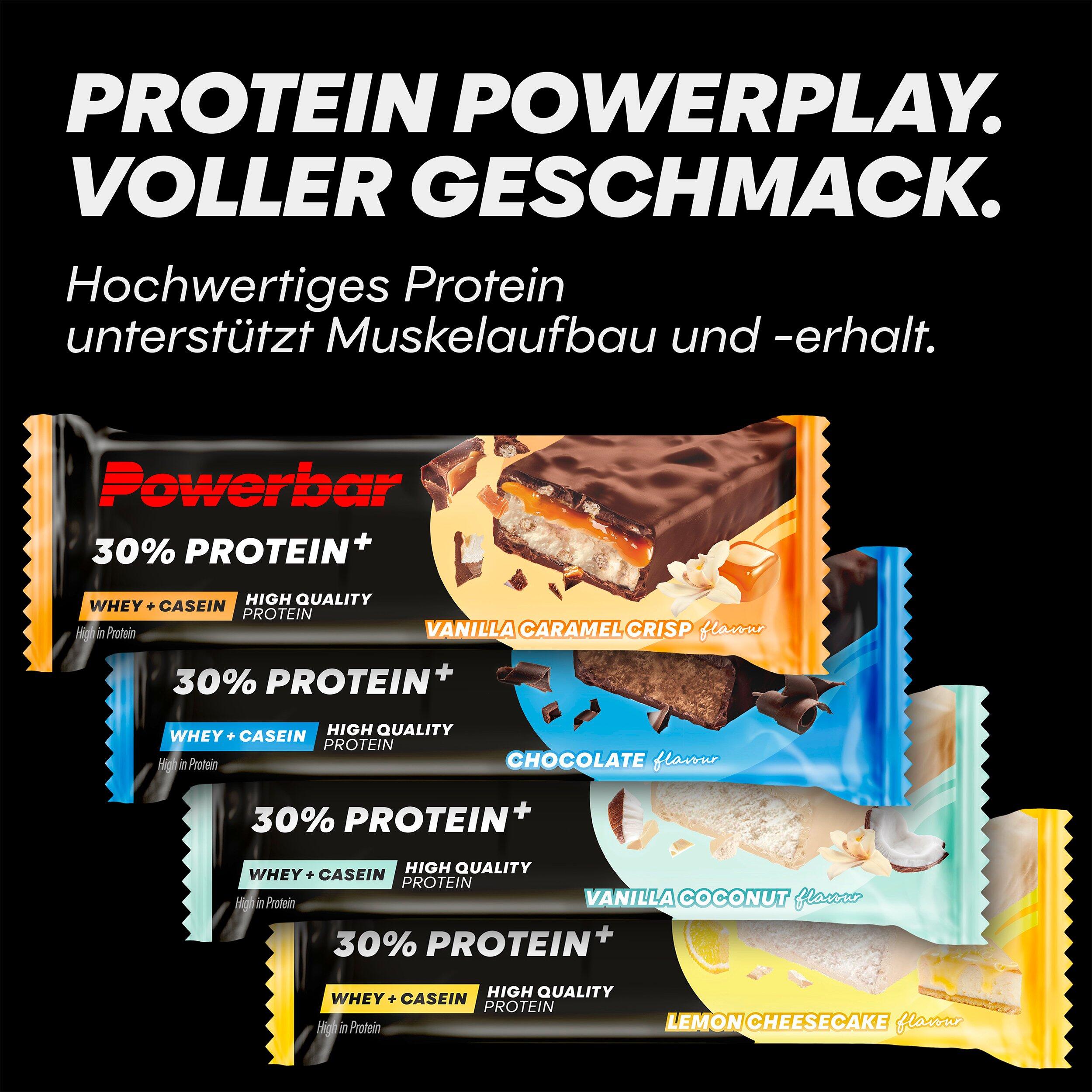 Eiwitrepen - Eiwit Plus Reep 30% (15x55g) - Vanille Karamel | Decathlon