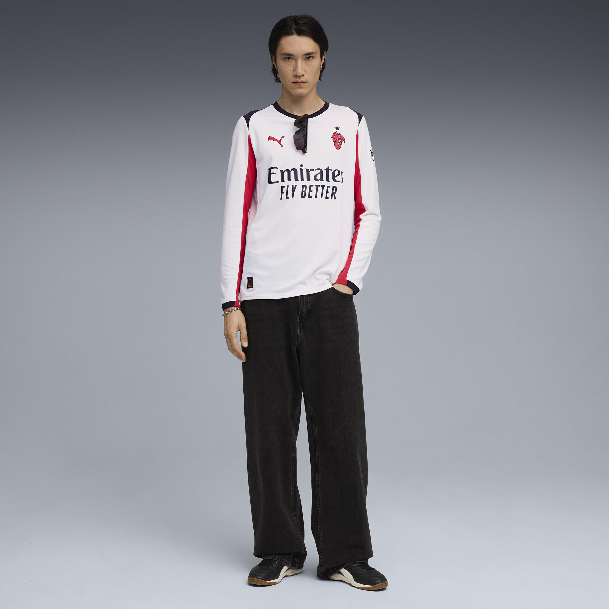 AC Milan 25/26 Langarm-Auswärtstrikot Herren PUMA | Decathlon