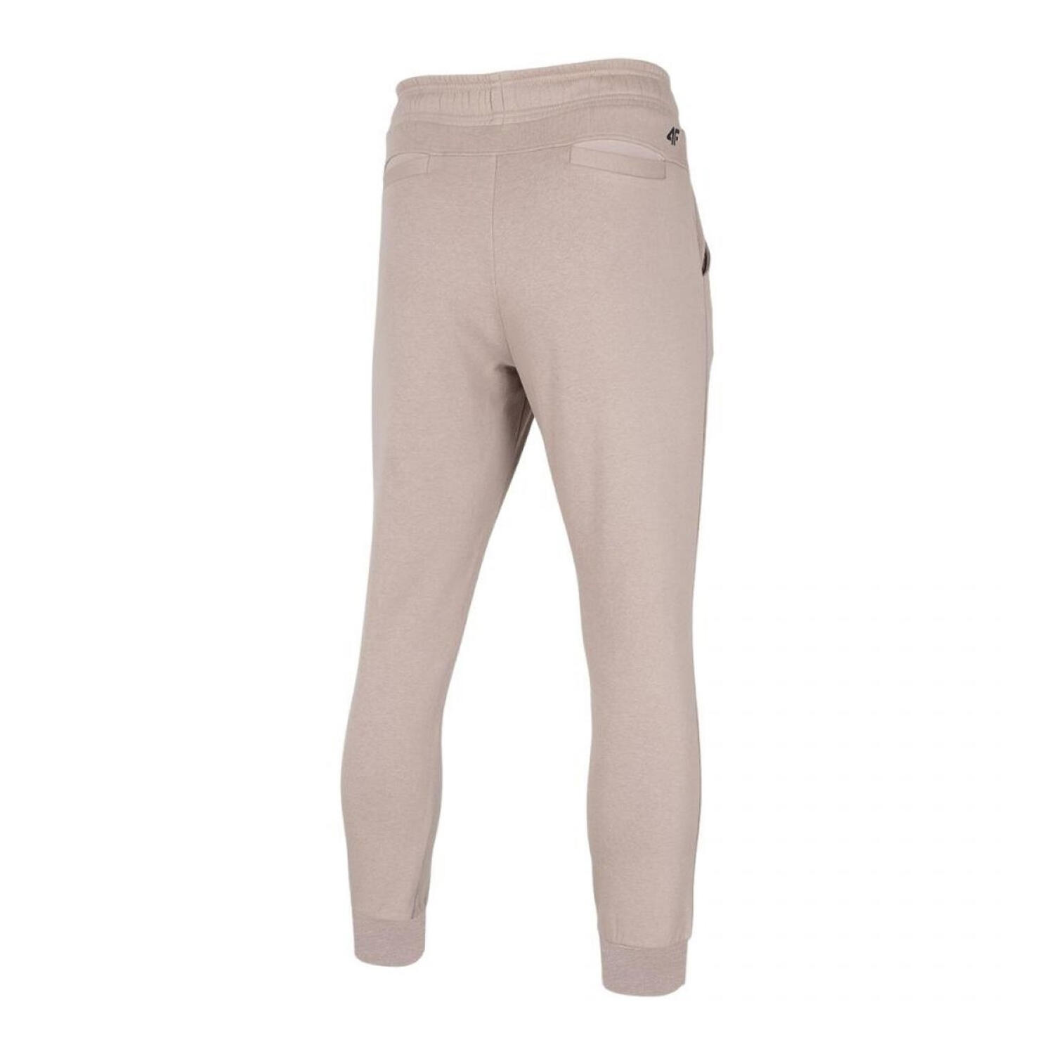 Heren Joggingbroek met logo (Beige) | Decathlon