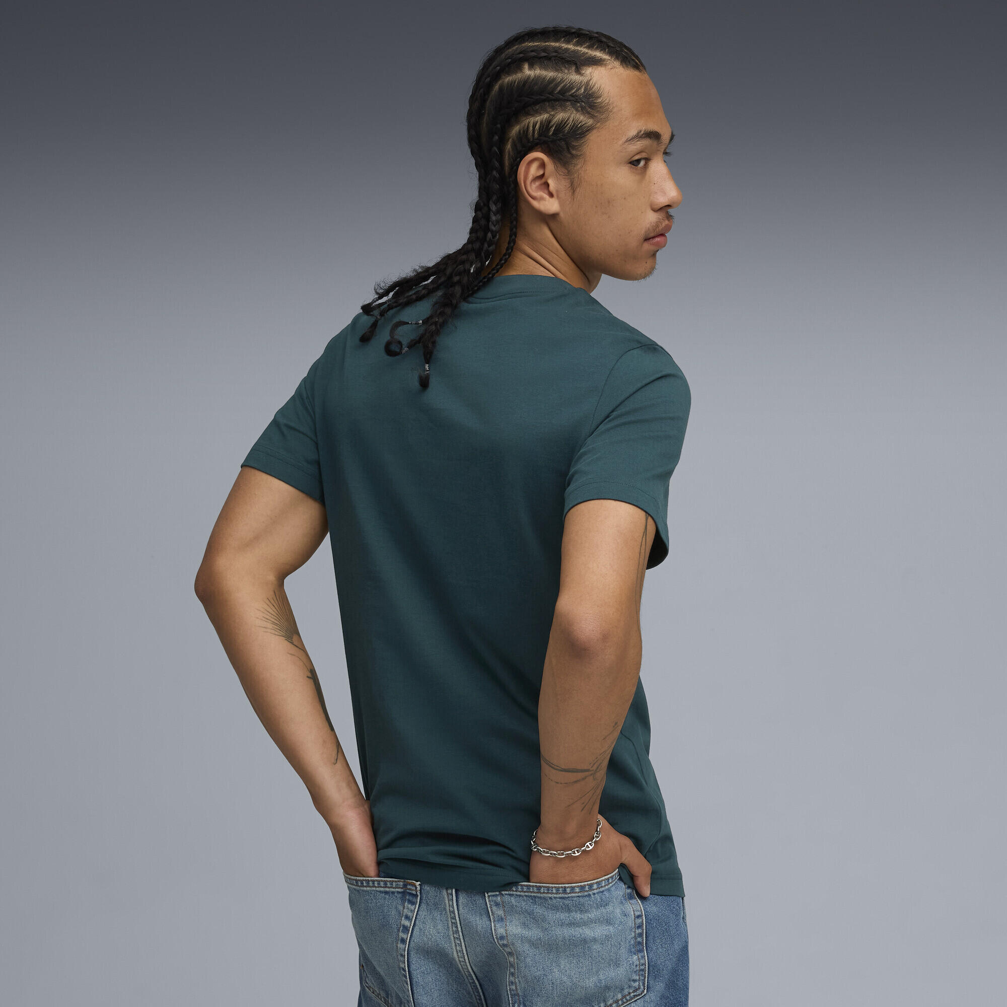 T-shirt con logo ESS N. 1 da uomo PUMA Green Terrain PUMA | Decathlon