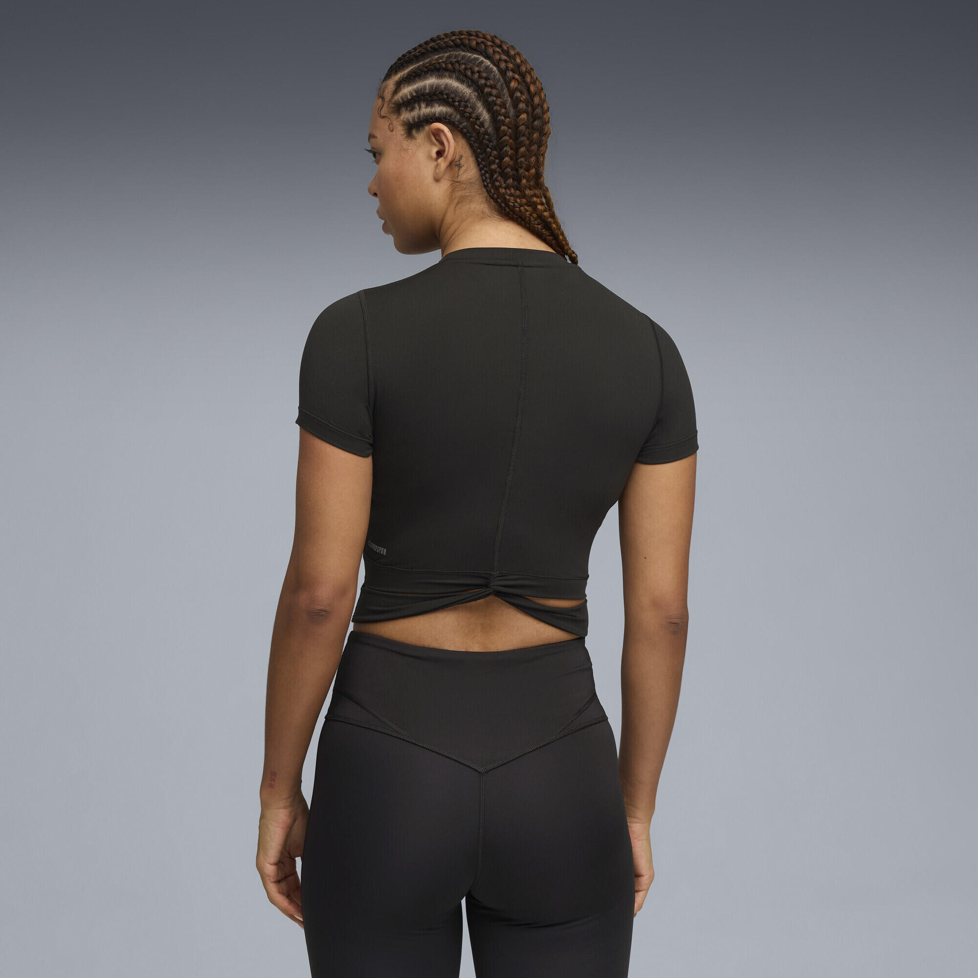 CLOUDSPUN Twist T-Shirt Damen PUMA Black PUMA | Decathlon