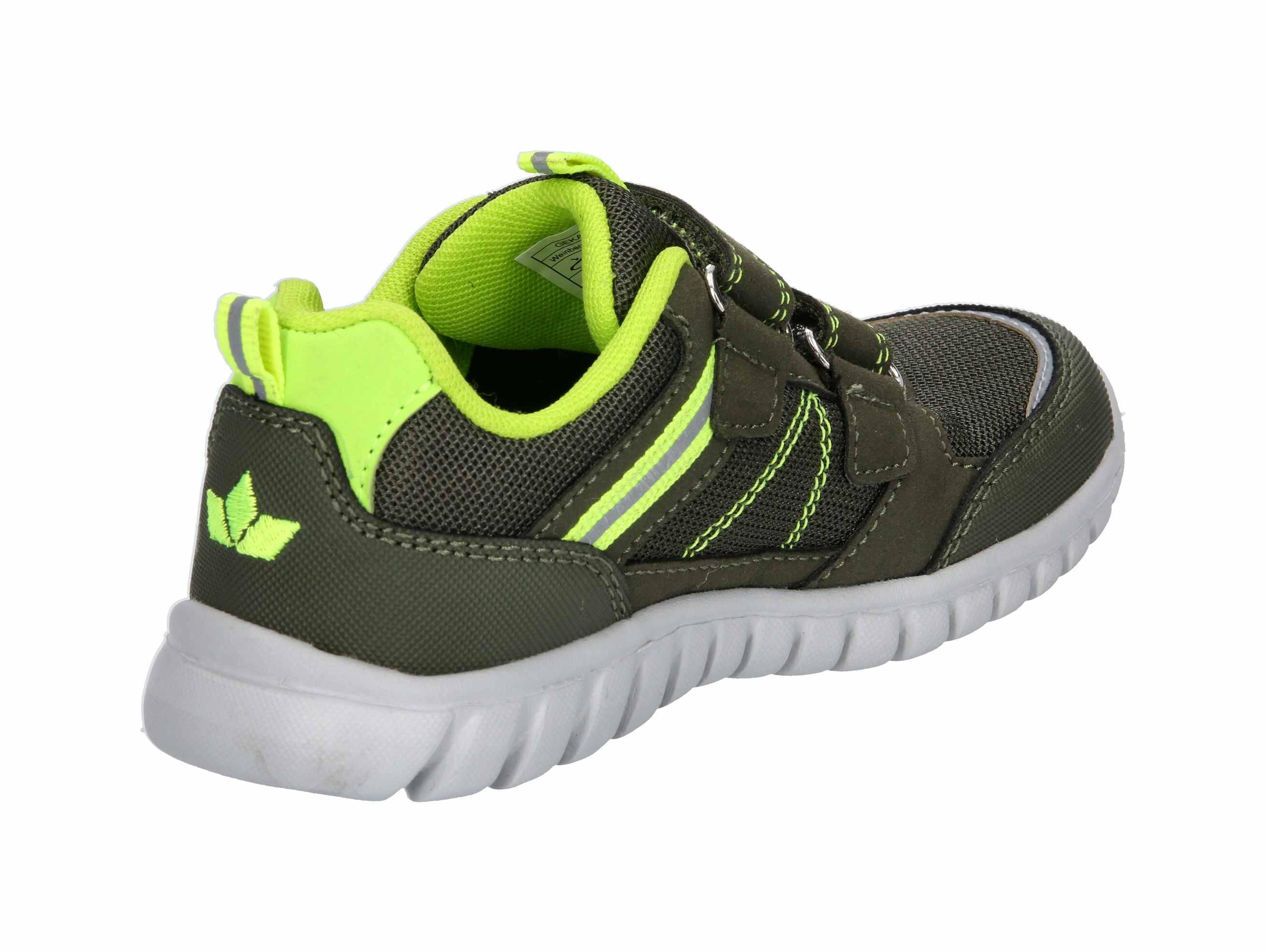 LICO Randy V A Boys' Green Nylon Velcro Shoes with Removable Insole ...