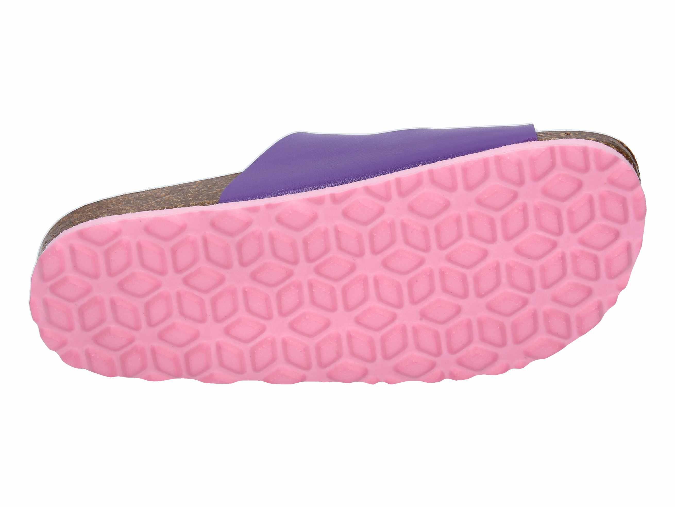 LICO Bioline Velcro Kids Felt Mule Violet, Leather EVA Sole LICO ...