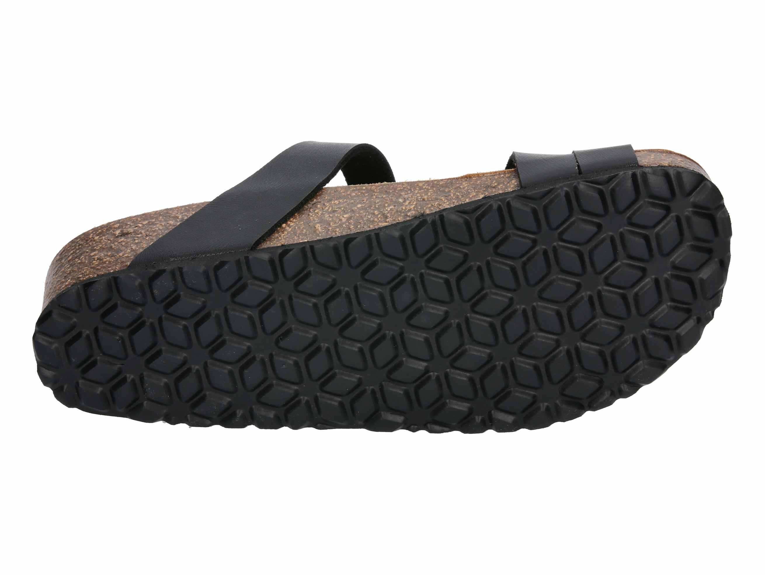 LICO Glitter Mule women's black synthetic adjustable buckles LICO ...