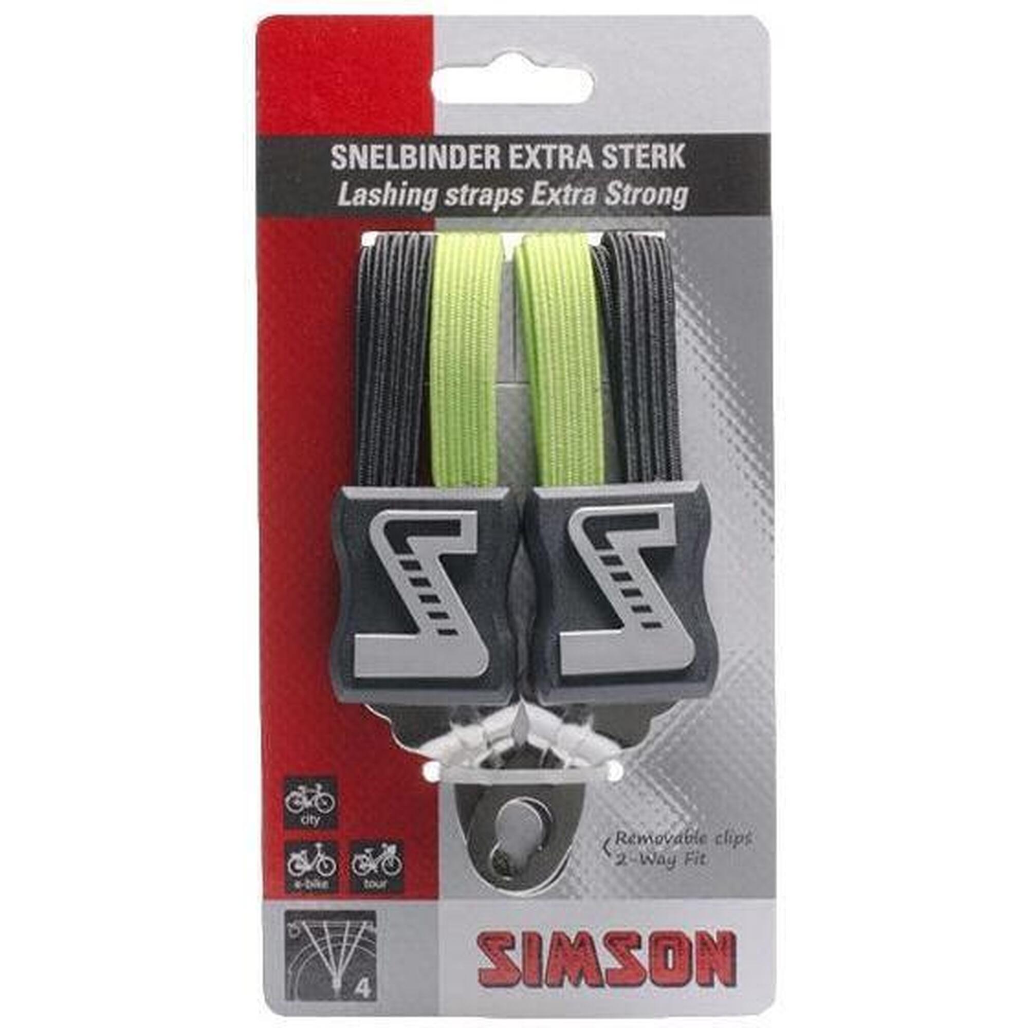 Snelbinder 4 suppliant 61 cm en noir-vert SIMSON | Decathlon