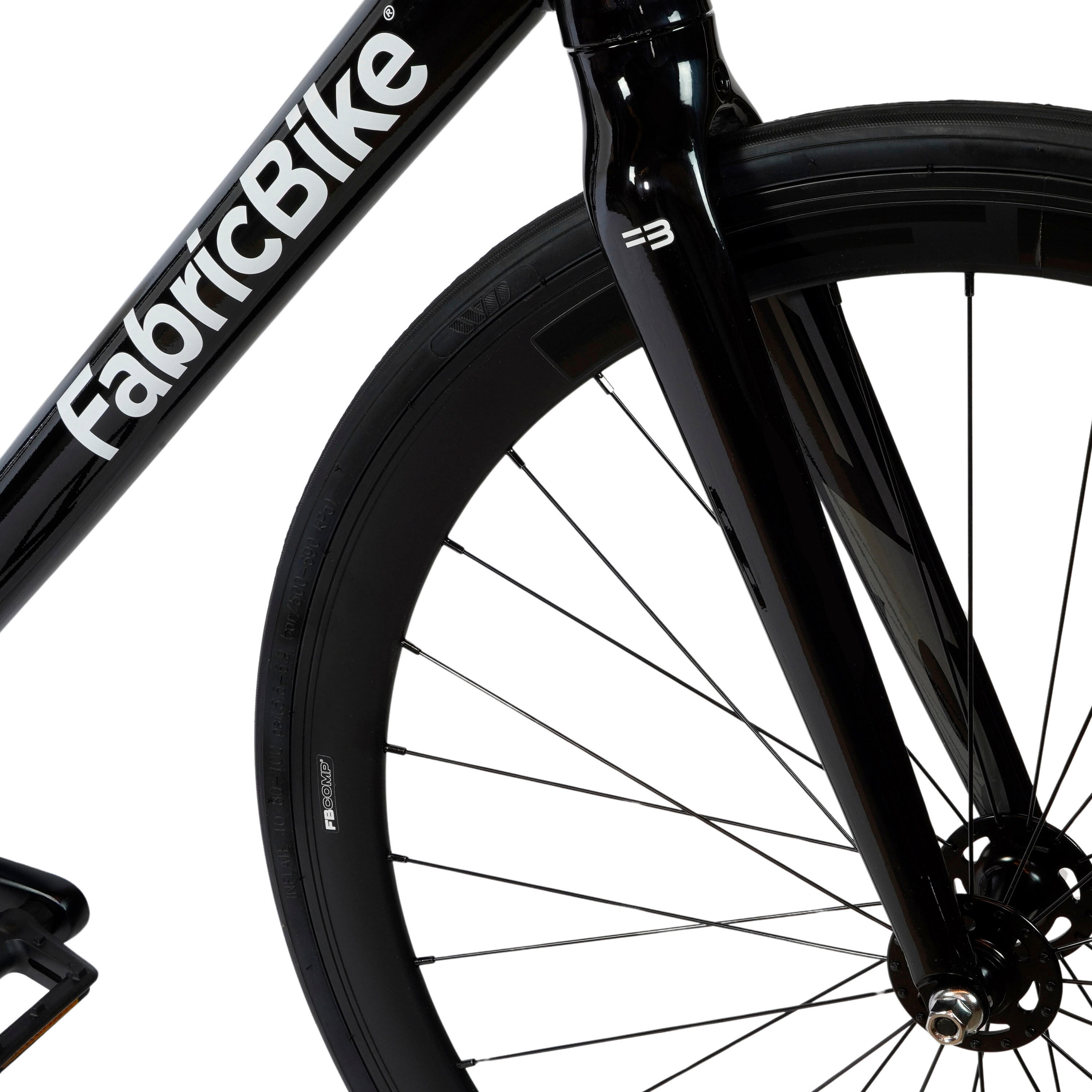 Bicicletta Fixie Light in Alluminio 28" – Glossy Black FABRICBIKE ...