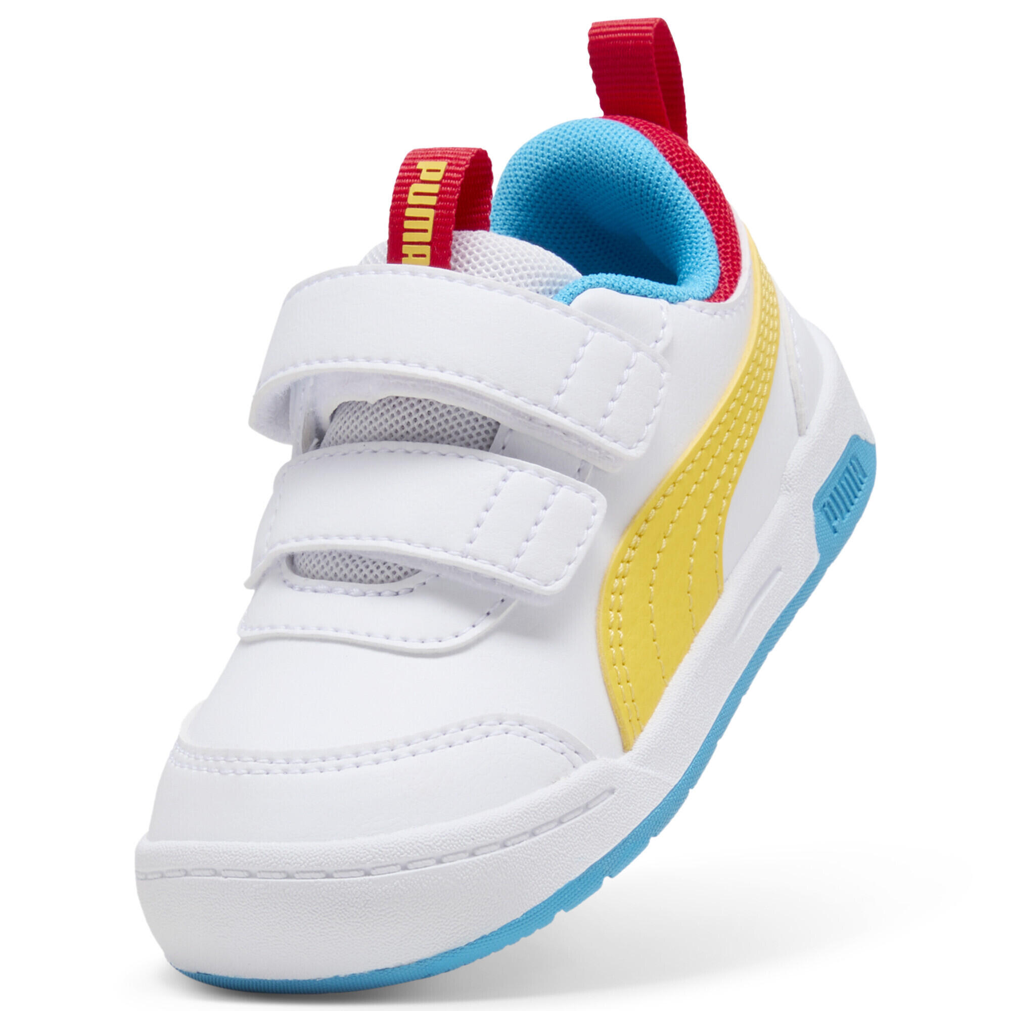 Multiflex 2 Colour Sneakers Kinder PUMA White Pelé Yellow PUMA | Decathlon