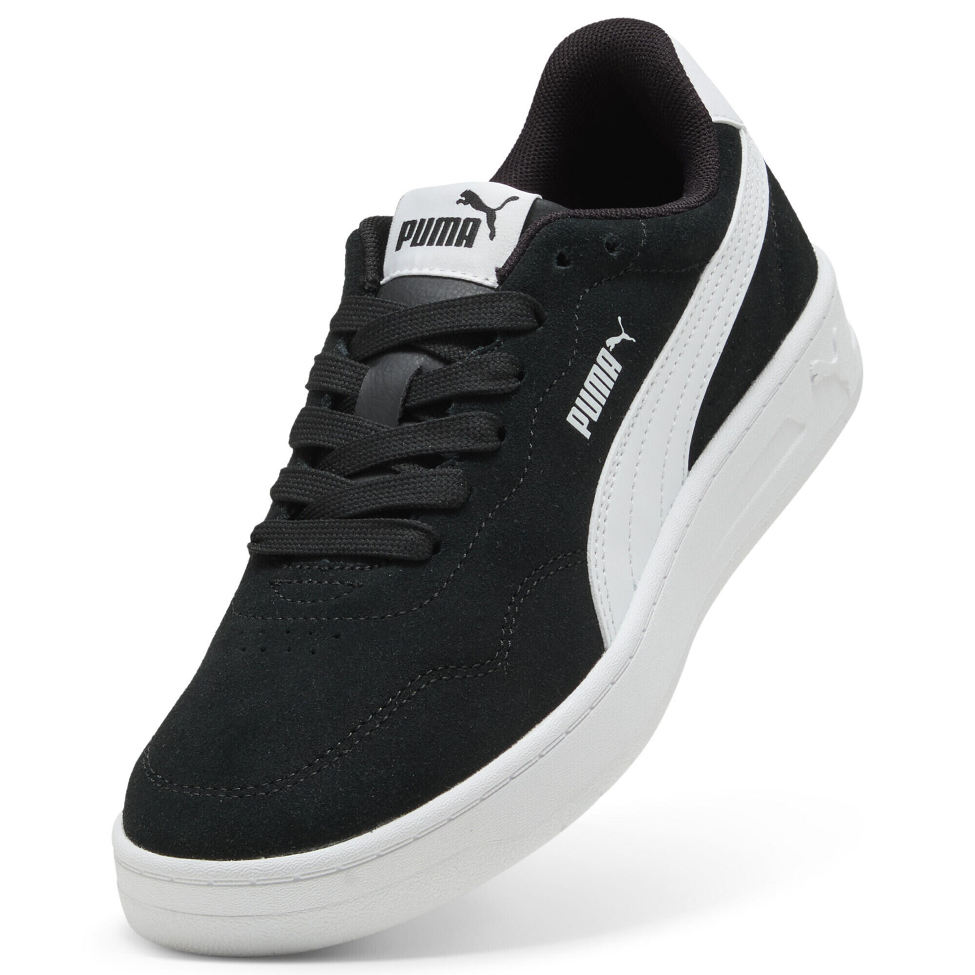 Sneakers Court Lally in suede da donna PUMA Black White PUMA | Decathlon
