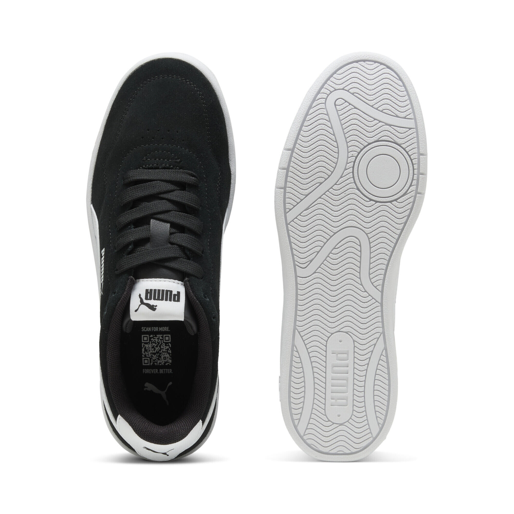 Sneakers Court Lally in suede da donna PUMA Black White PUMA | Decathlon