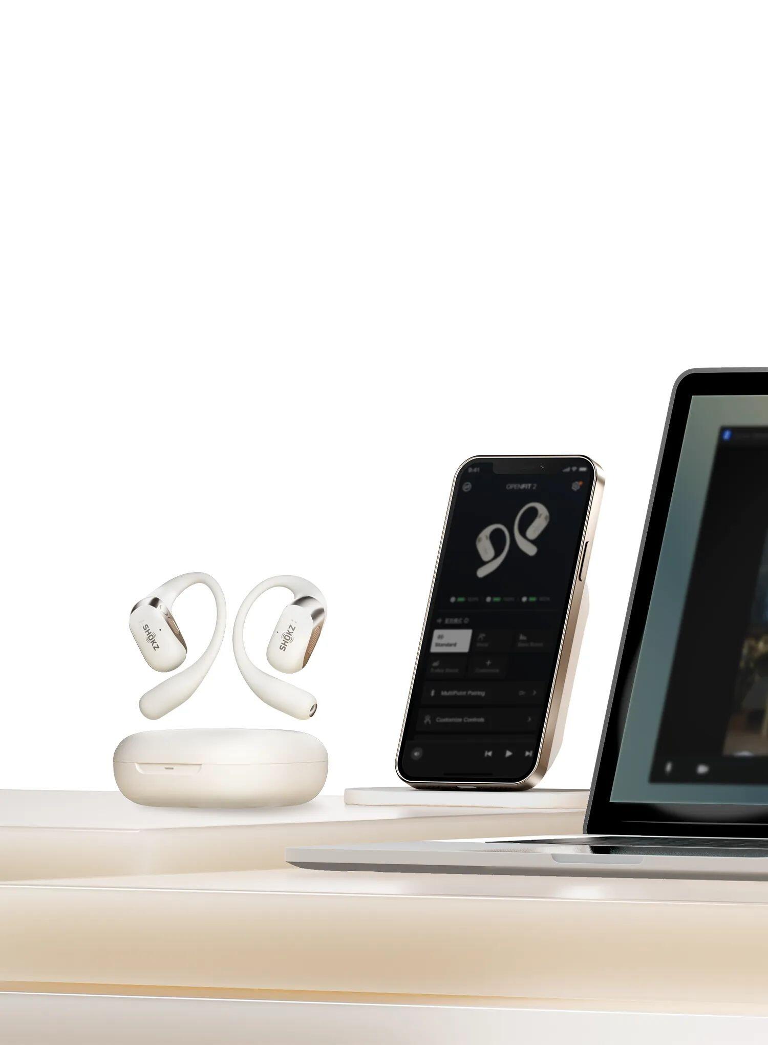 Shokz "Open Fit 2" headphones | Decathlon