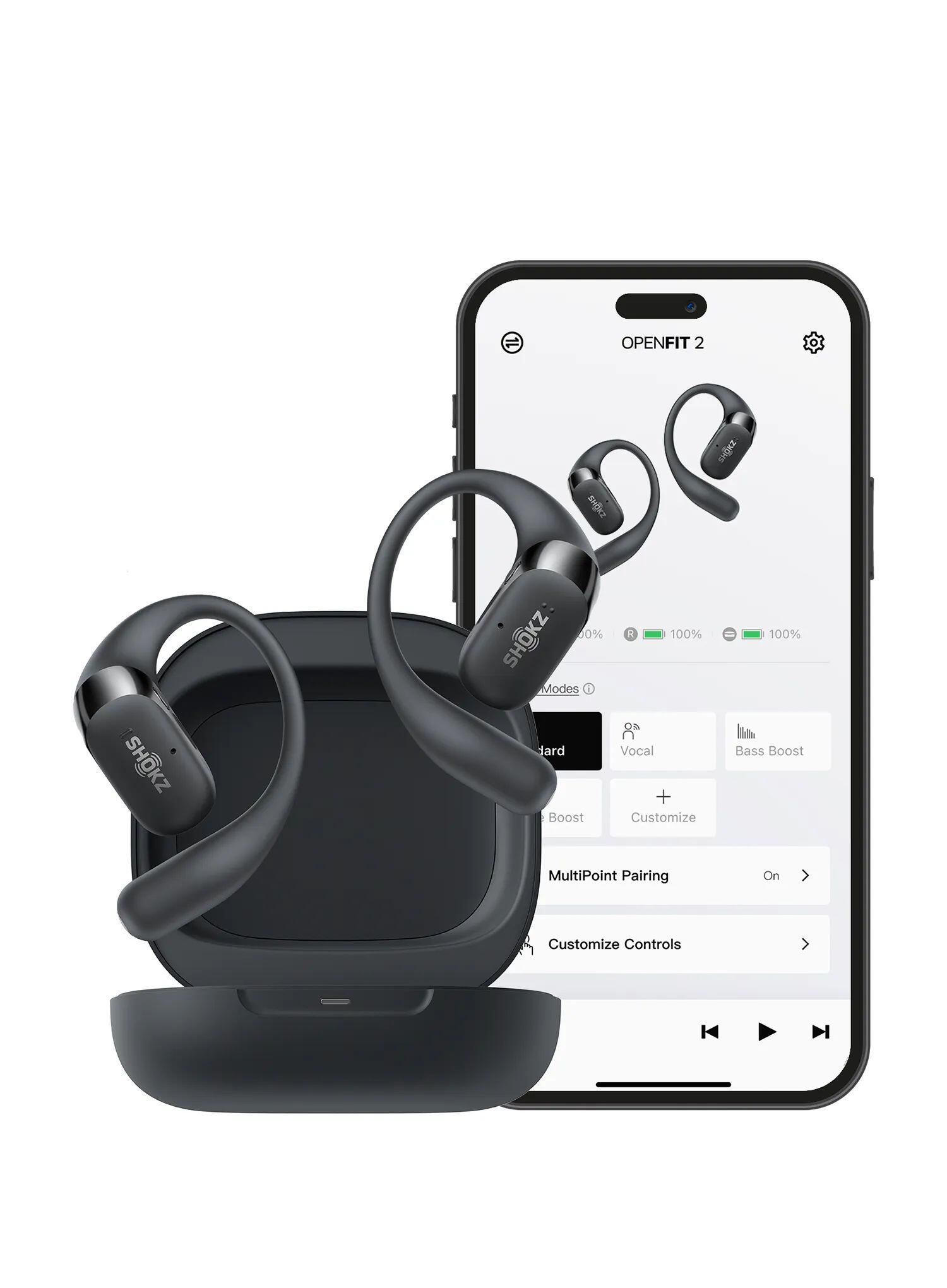 Shokz "Open Fit 2" headphones | Decathlon