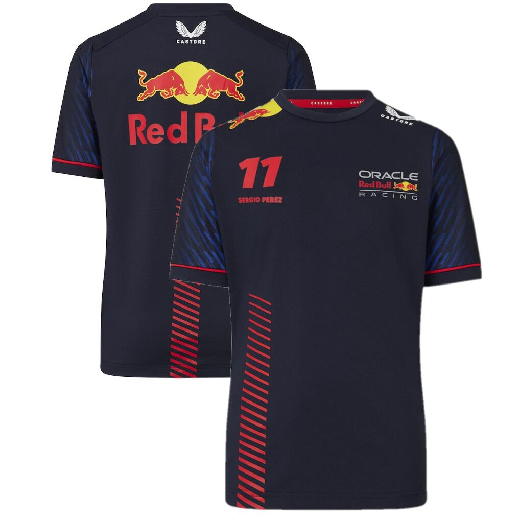 Red Bull Racing T-Shirt Men's Castore F1 2023 Sergio Perez 11 Navy Top CASTORE | Decathlon