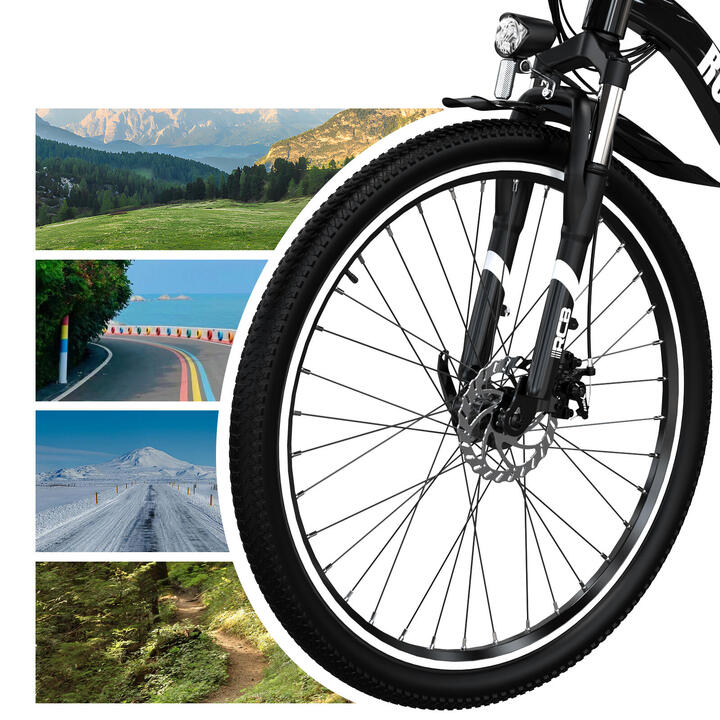 Vélo Electrique Adulte 26" E-Bike, 30-50 km, RCB-RK15 RCB | Decathlon