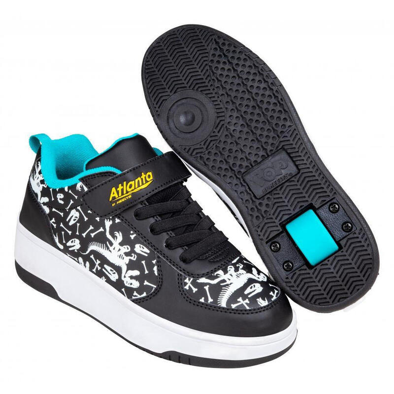 Buty Heelys Pop Black Cyaan dla Dzieci - Rozmiar 30 HEELYS | Decathlon
