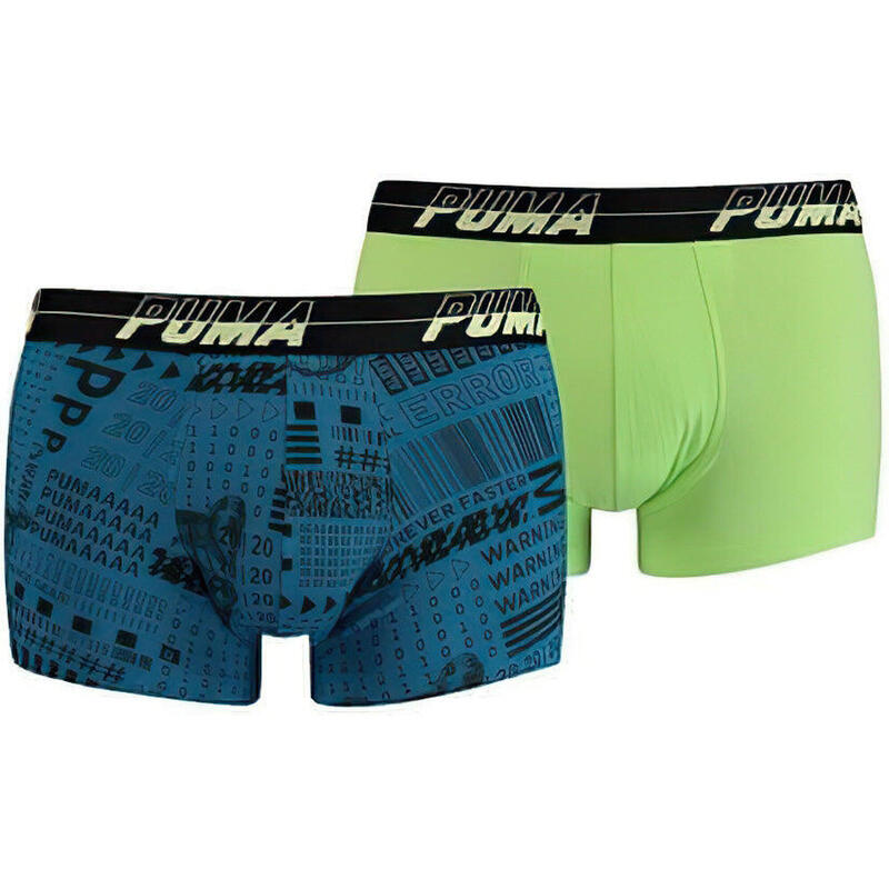 Puma Boxers Hommes 2-Pack - Trunks Activisme AOP Bleu PUMA | Decathlon
