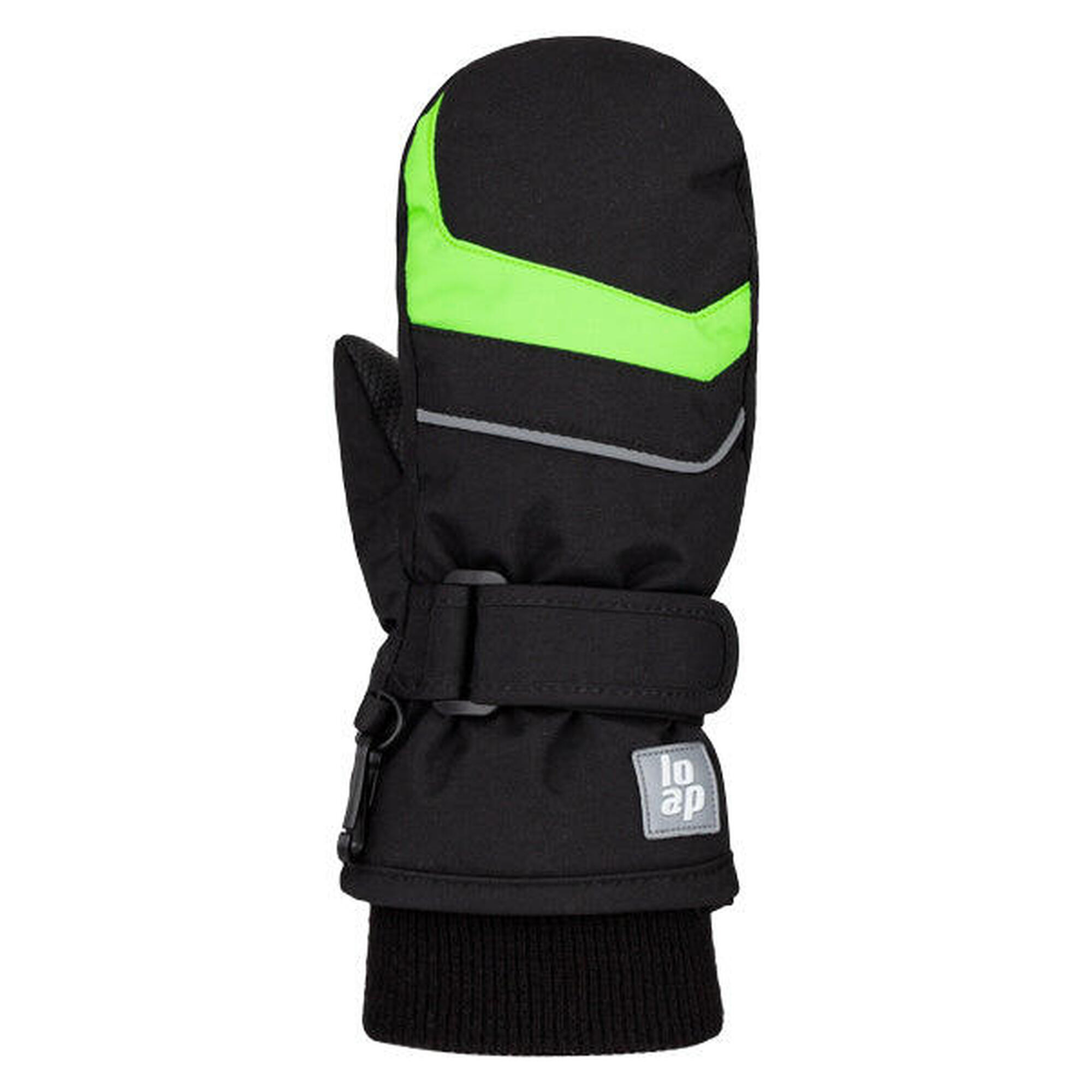 Mitaines Enfants Loap Rula Zwart-Groen - Chaudes et Imperméables ...