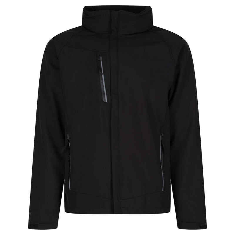 Mens Soft Shell Jacket (Black) - Decathlon