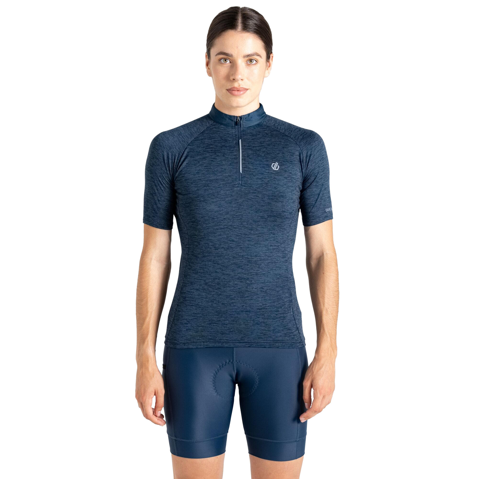 Womens/Ladies Pedal II Jersey (Moonlight Denim) | Decathlon