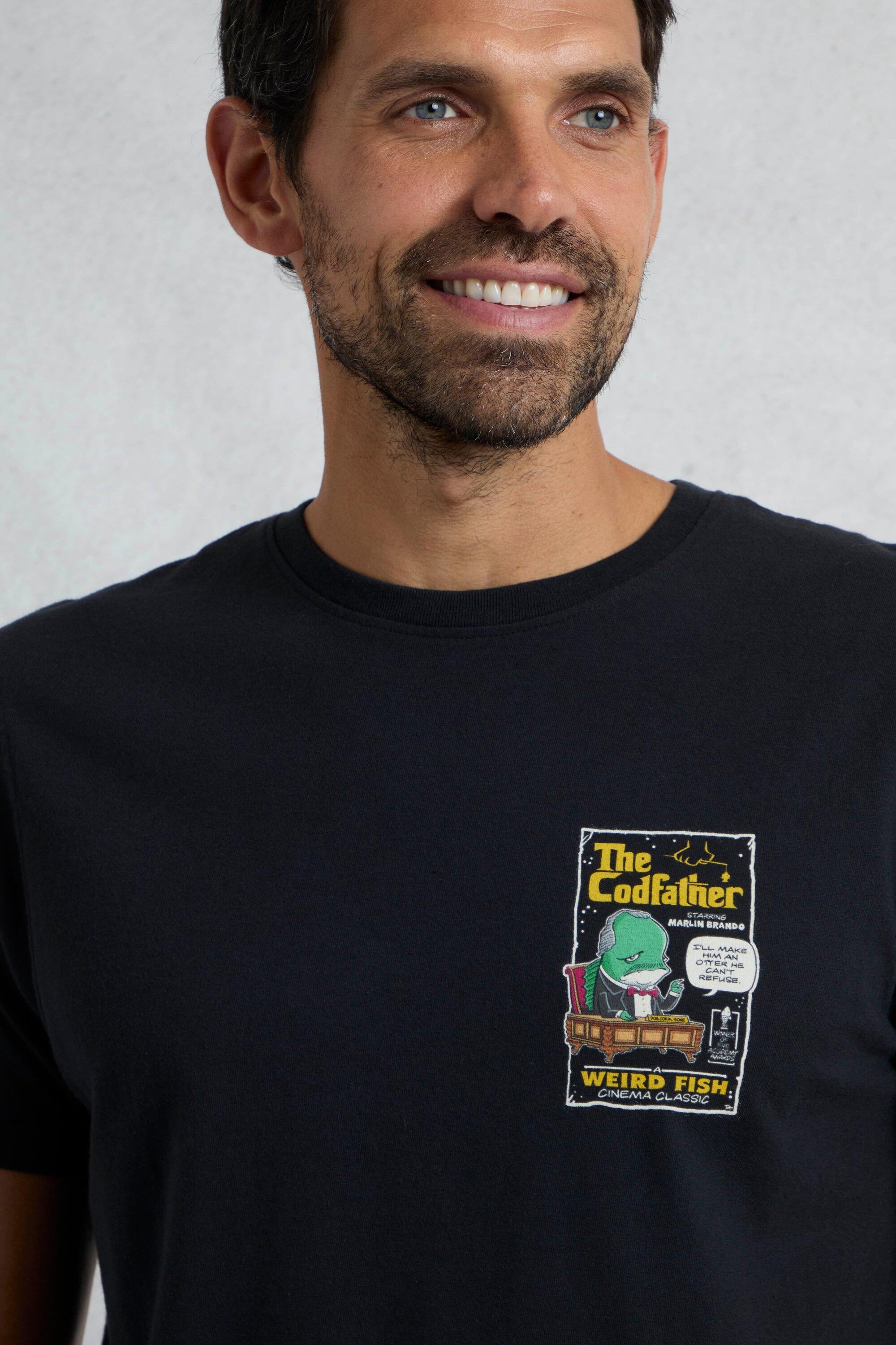 Codfather Back Print Artist T-Shirt WEIRD FISH | Decathlon