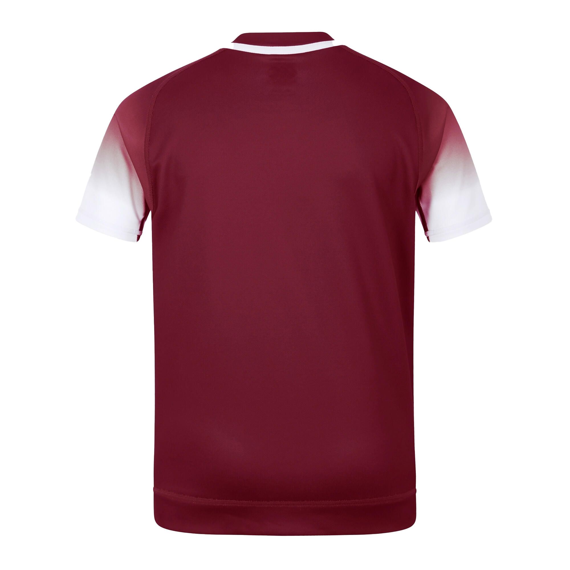 Childrens/Kids Club Rugby Jersey (Maroon/White) | Decathlon