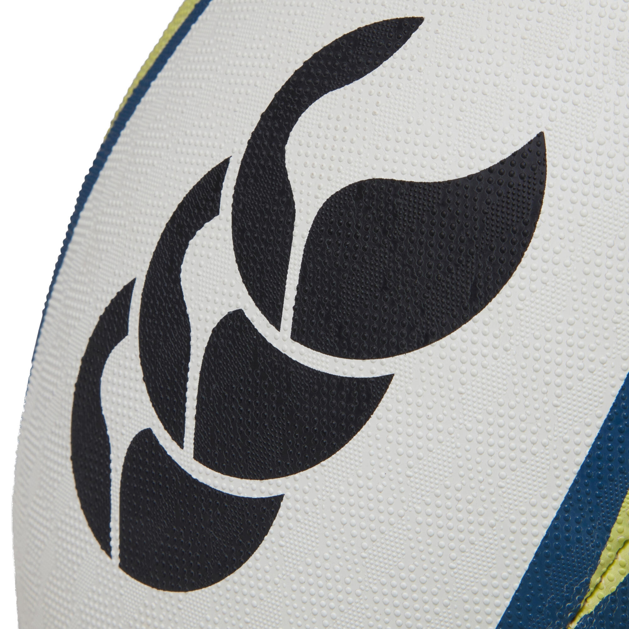Mentre Logo Rugby Ball (White/Lime/Blue) CANTERBURY | Decathlon