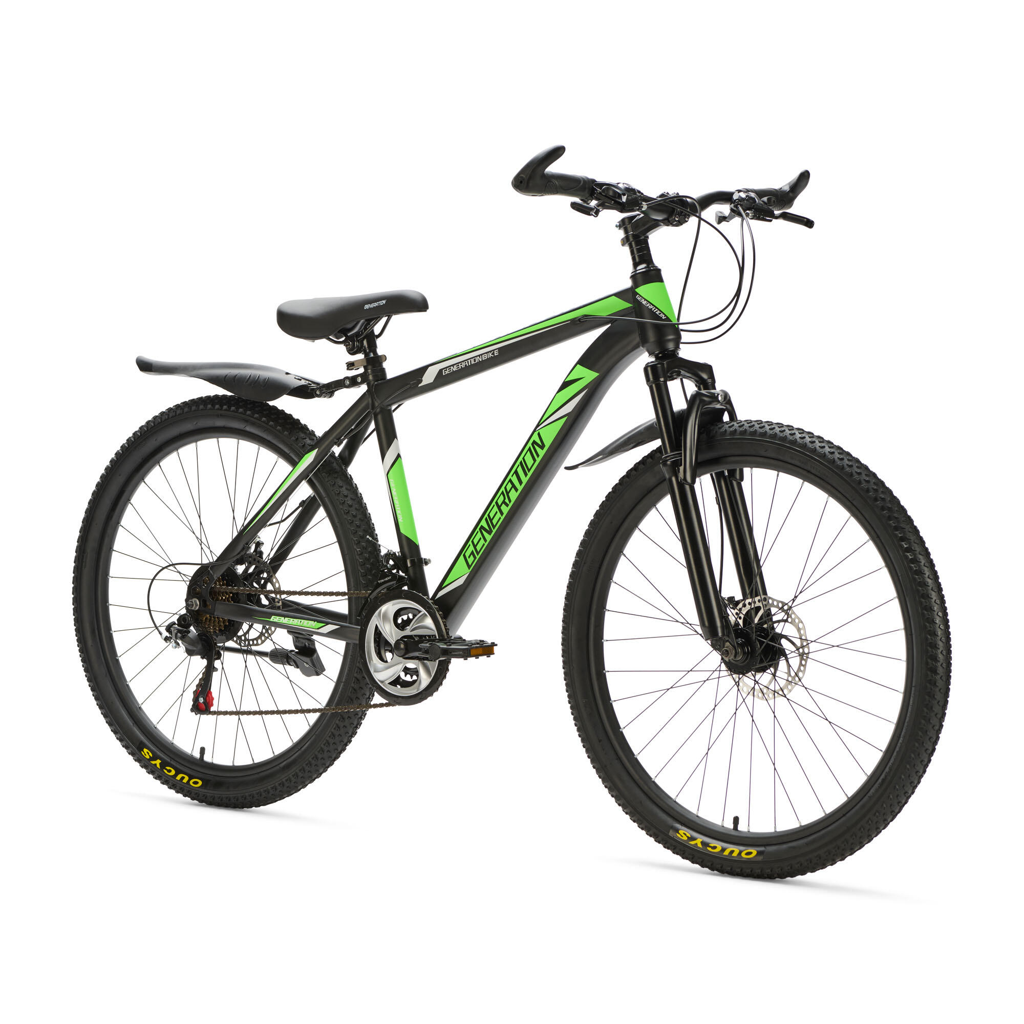 Generation Mountainbike 26 inch Groen/Zwart - Spatborden GENERATION ...