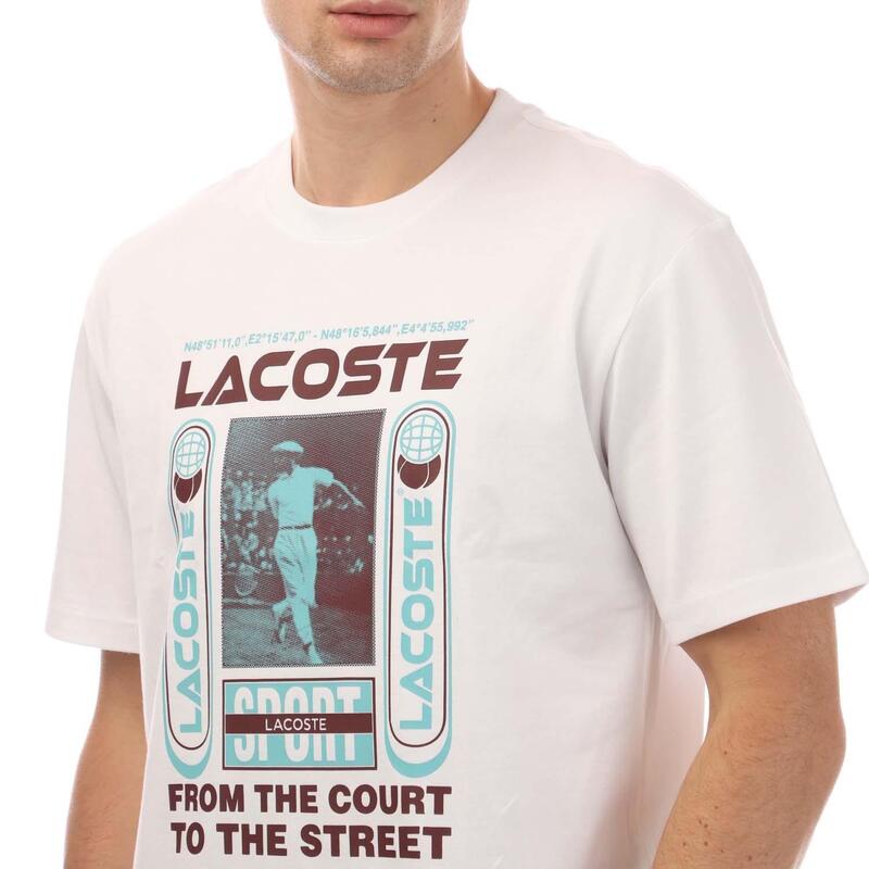 Tshirt RENE Homme (White) LACOSTE - Decathlon