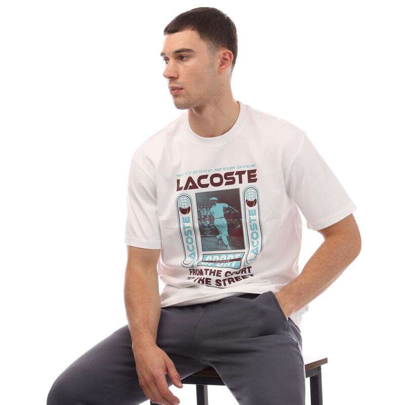 Tshirt RENE Homme (White) LACOSTE - Decathlon