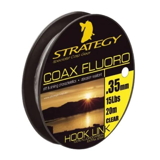 Strategy | Coax Fluoro Hooklink | 20m - 15 LB | Clear - 15 LB | Clear STRATEGY | Decathlon