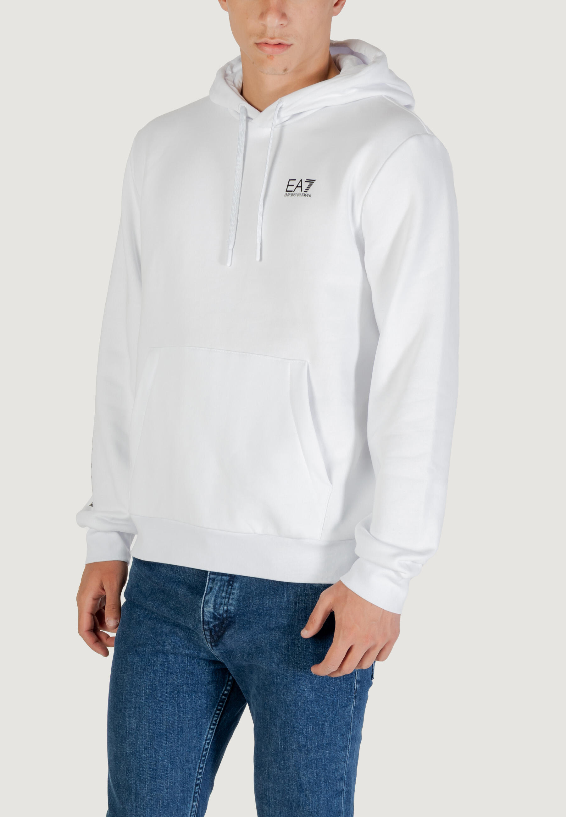 Felpe Uomo 7M000570 AF10377 Bianco - Nero | Decathlon
