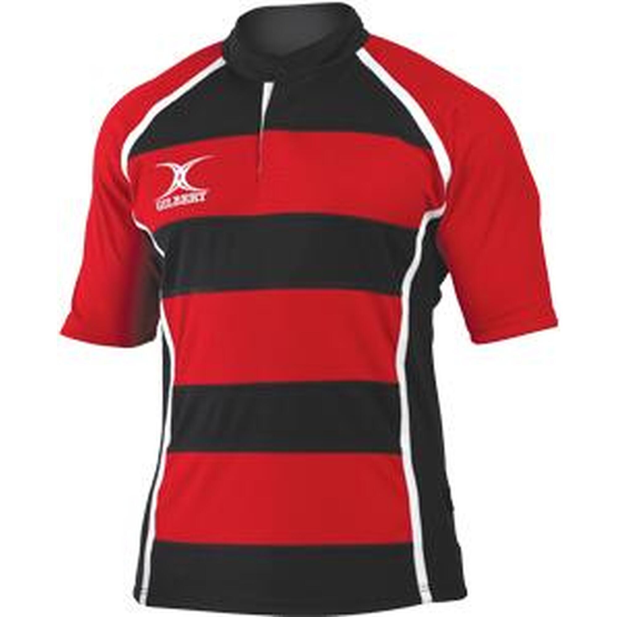 Maillot Xact II Hoop Rouge/Noir GILBERT - Decathlon