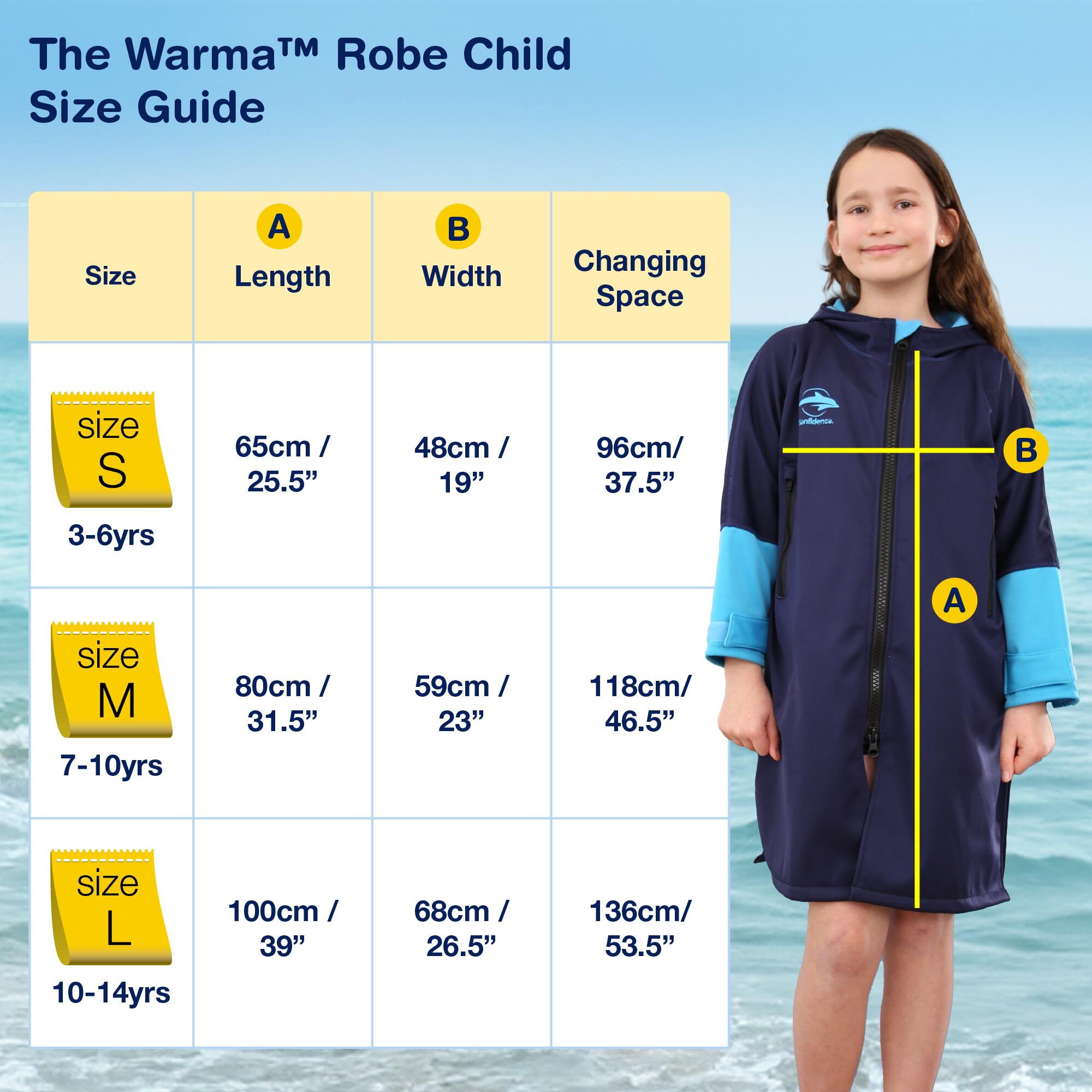 Warma™ Robe – e-Flex™ Kids Changing Robe, Soft Shell, Lightweight ...
