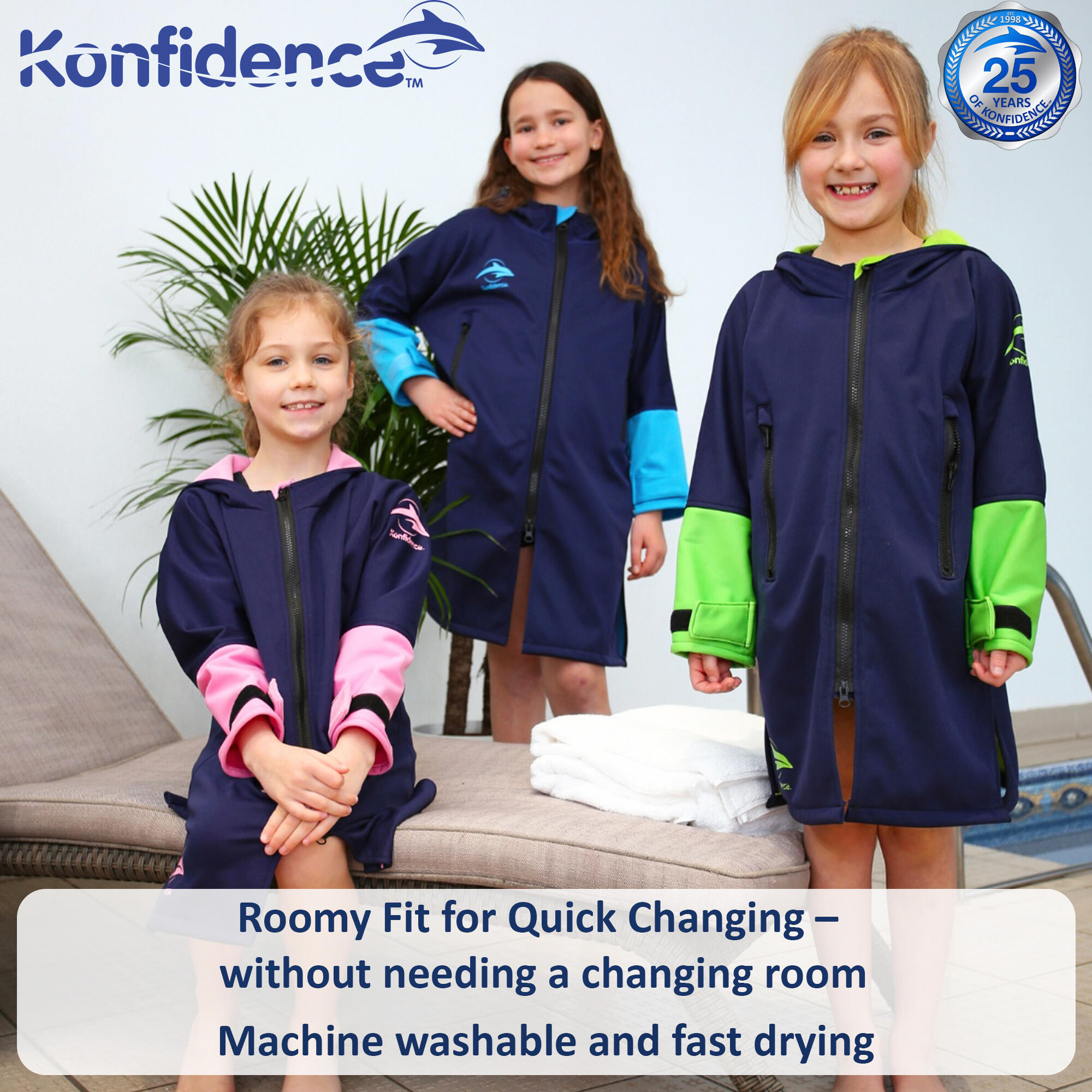 Warma™ Robe – e-Flex™ Kids Changing Robe, Soft Shell, Lightweight ...