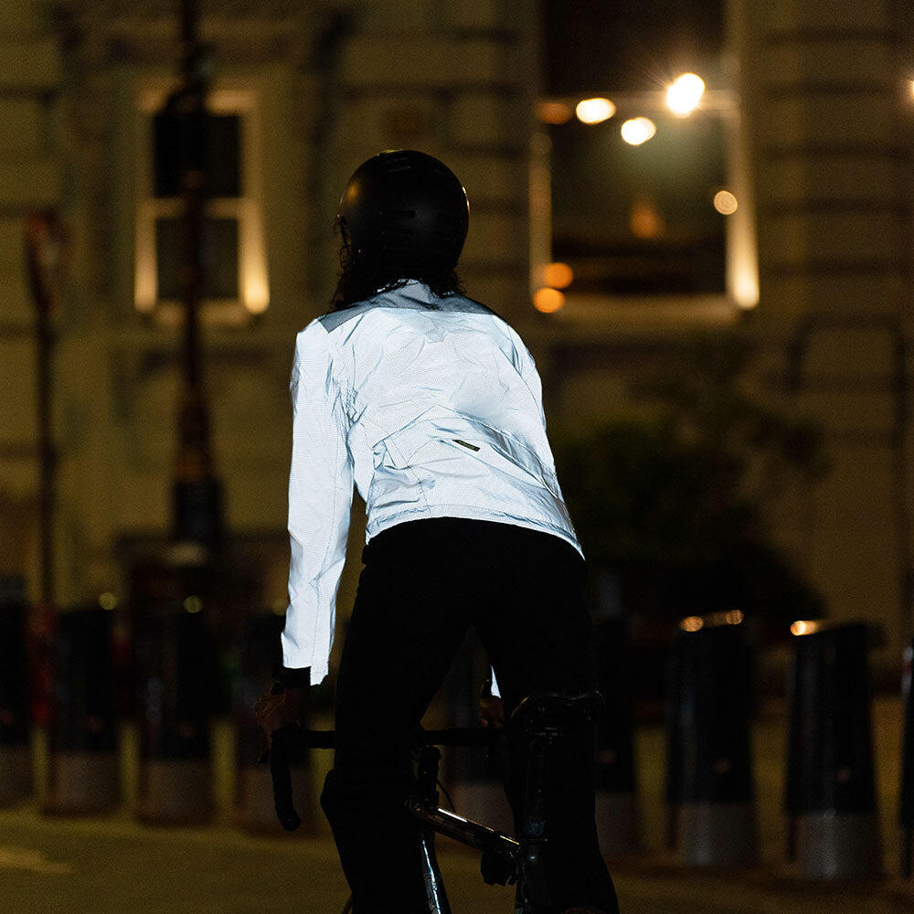 City Womens Reflective Commuter Cycling Jacket | Decathlon