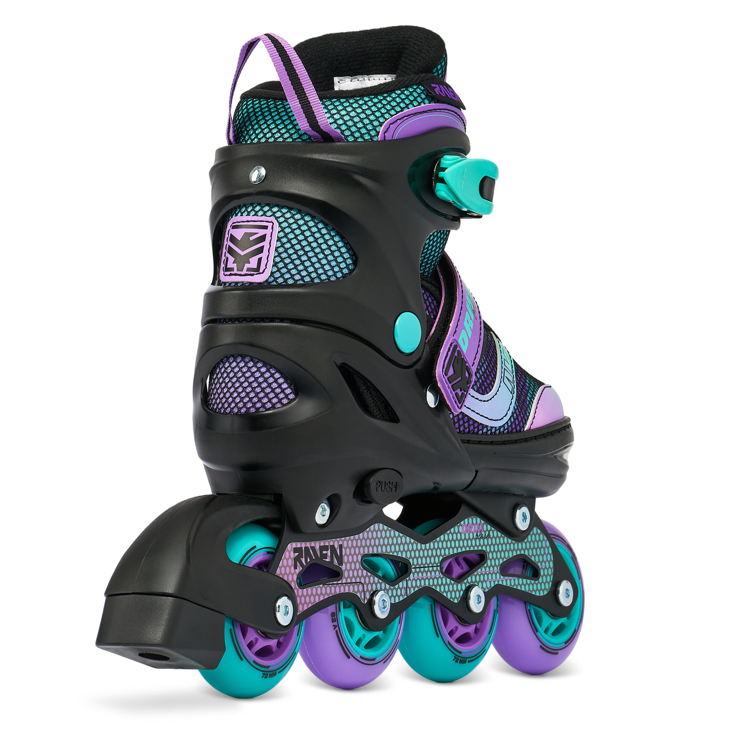 Pattini a rotelle regolabili 2in1 Drill RAVEN | Decathlon