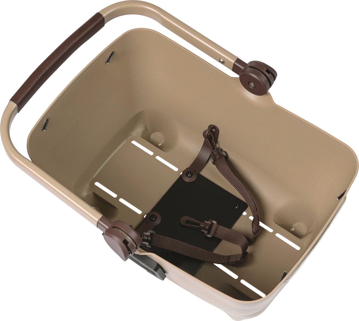 Buddy bike dog basket KF, 32L, biscotti brown BASIL | Decathlon