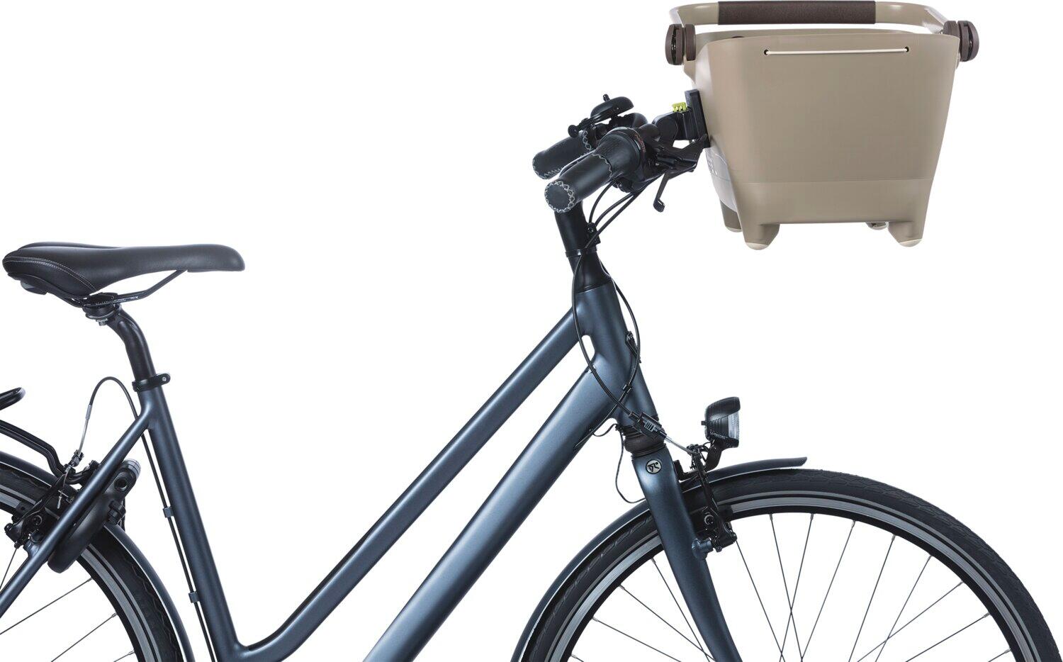 Buddy bike dog basket KF, 32L, biscotti brown BASIL | Decathlon