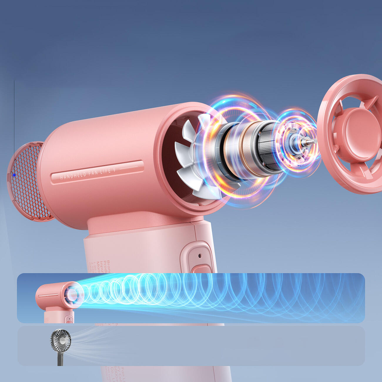 Mini-ventilator Jisulife Fan Life9 5000mAh met USB JISULIFE | Decathlon