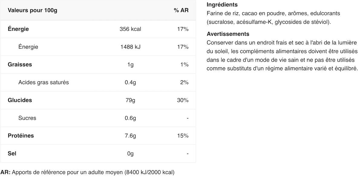 Crème de riz - Shark Rice Cream - Chocotella 1500g IRON SHARK | Decathlon
