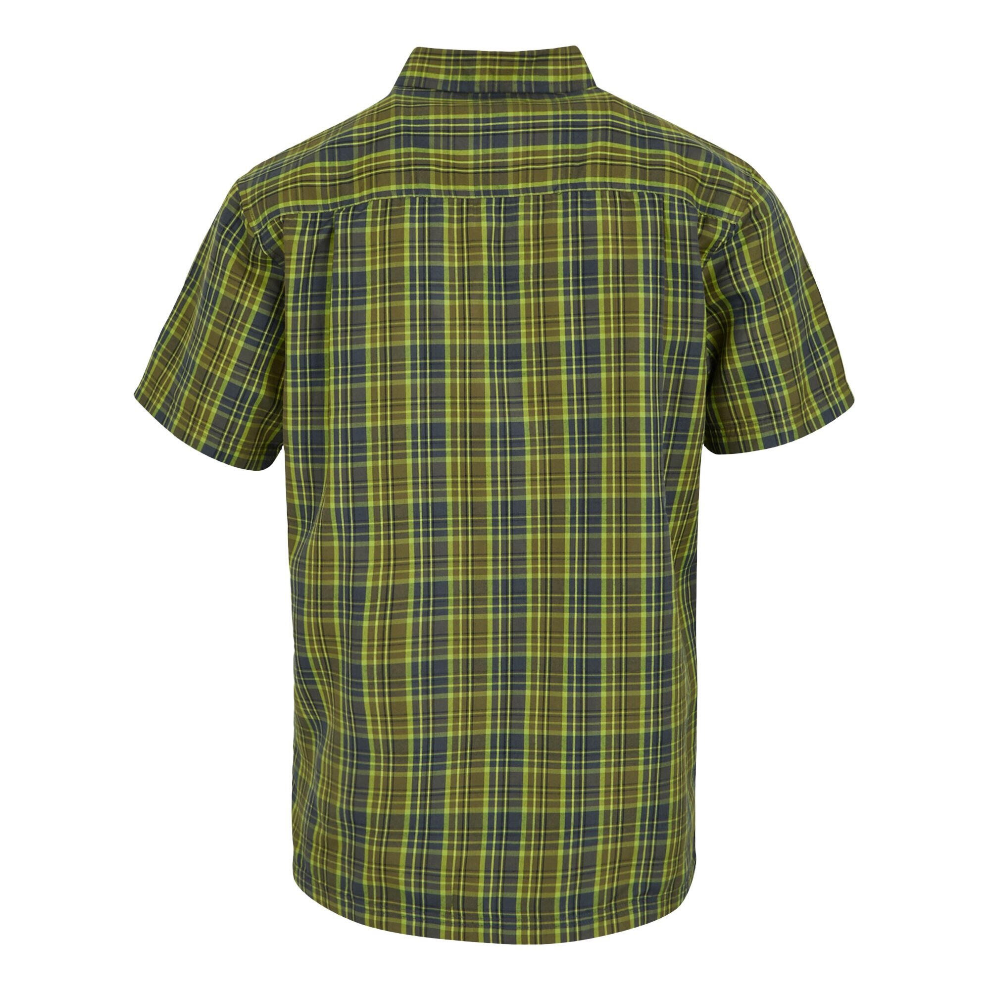 Mens Mindano IX Checked ShortSleeved Shirt (Nephrite Green/Ash) REGATTA ...